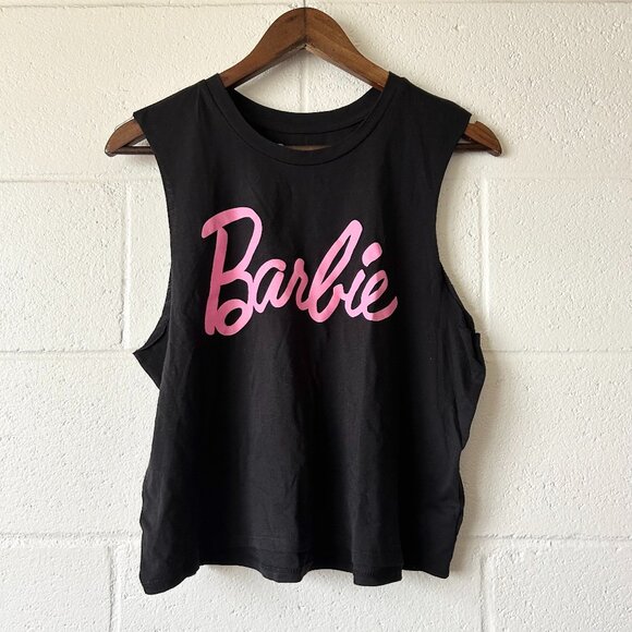 Mattel | Tops | Mattel Barbie Hot Pink Sleeveless Workout Active Muscle ...